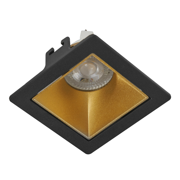 LÁMPARA DE EMPOTRAR EN TECHO TIPO SPOT 9 X 3.7 CM 1 LUZ NEGRO LUZ ...