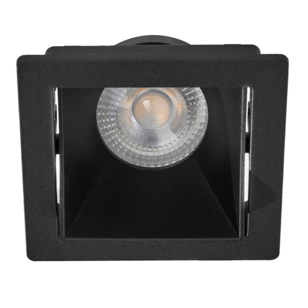 LÁMPARA DE EMPOTRAR EN TECHO TIPO SPOT 3.7 X 9 X 3.7 CM 1 LUZ NEGRO LUZ NEUTRA | The Home Depot ...