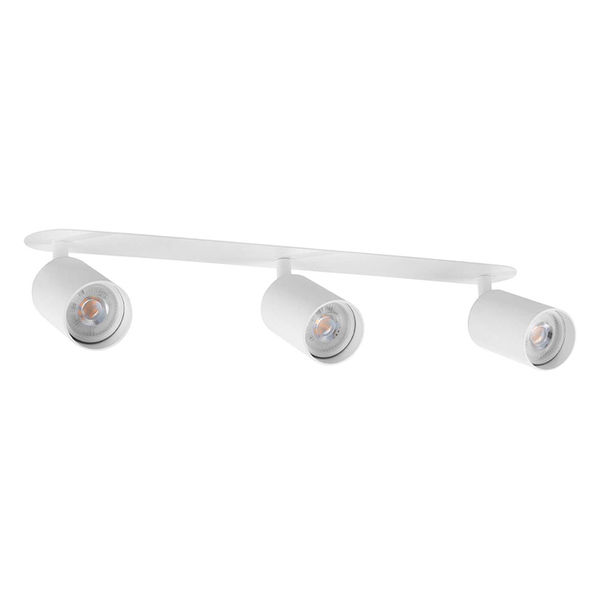 LAMPARA DE EMPOTRAR EN TECHO ESTILO RIEL, COLOR BLANCO, LUZ FRIA 6500K ...