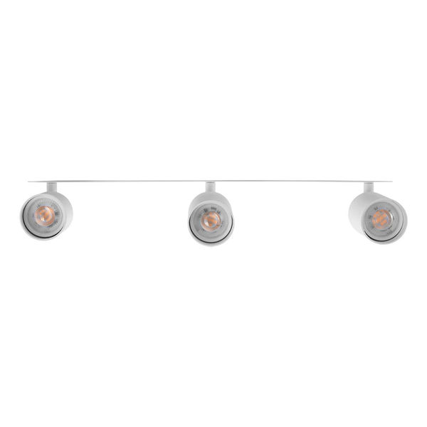 LAMPARA DE EMPOTRAR EN TECHO ESTILO RIEL, COLOR BLANCO, LUZ FRIA 6500K ...