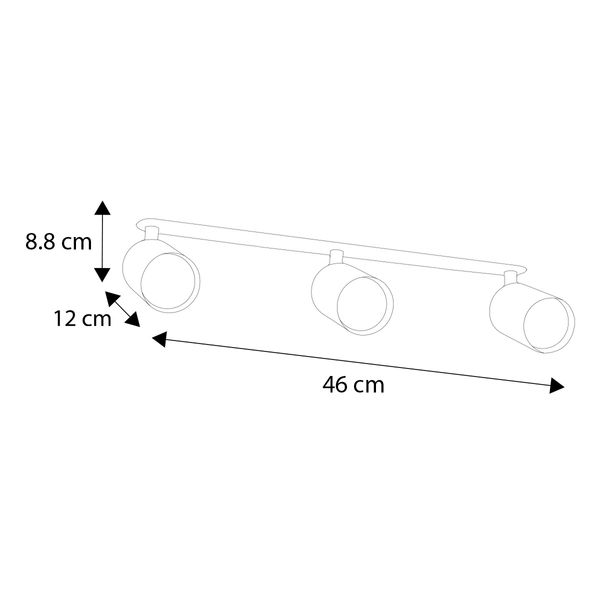 LÁMPARA SPOT CON RIEL NEGRO | The Home Depot México
