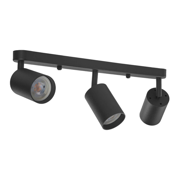 LÁMPARA DE SOBREPONER EN TECHO TIPO SPOT 46 X 9.4 X 8.5 CM CM 3 LUCES ...