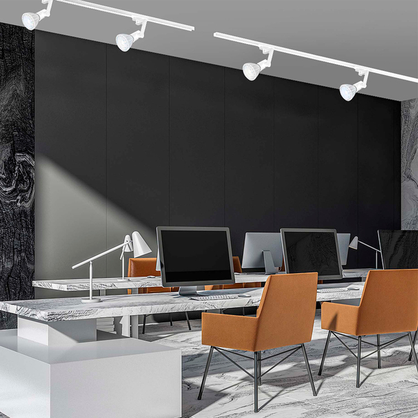 LÁMPARA DE USO EN RIEL EN TECHO TIPO SPOTLIGHT 16 X 11.2 CM 1 LUZ ...