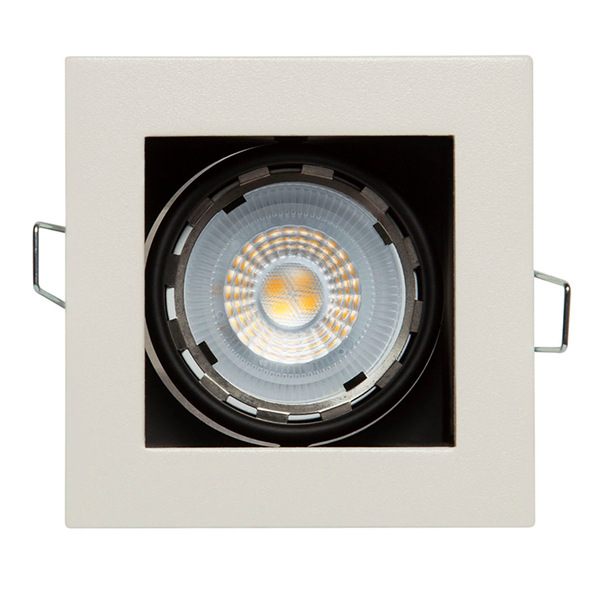 LÁMPARA DE EMPOTRAR EN TECHO TIPO DOWNLIGHT 7.5 X 9 X 6 CM 1 LUZ NEGRO LUZ NEUTRA | The Home ...