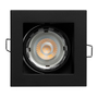 LÁMPARA DE EMPOTRAR EN TECHO TIPO DOWNLIGHT 7.5 X 9 CM 1 LUZ NEGRO LUZ NEUTRA | The Home Depot ...