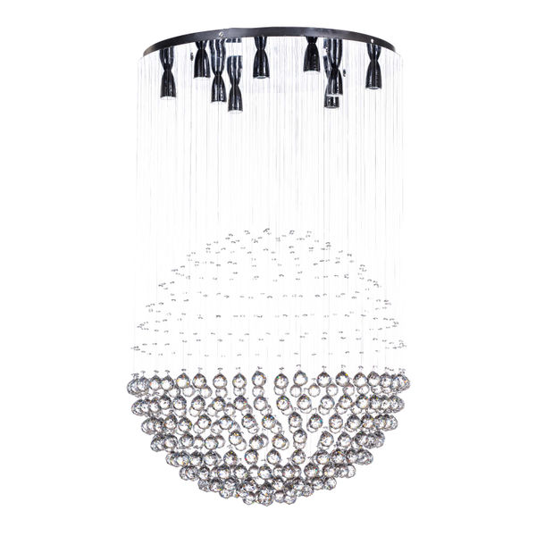 LÁMPARA CANDIL LED 1 M X 70 CM CROMO | The Home Depot México