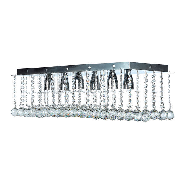 LÁMPARA CANDIL LED 20 X 80 X 30 CM CROMO | The Home Depot México