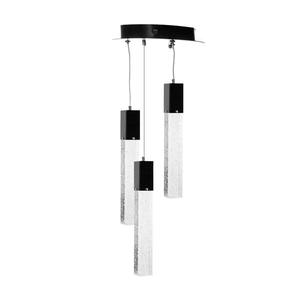 LÁMPARA CANDIL LED 1 M X 30 CM NEGRO | The Home Depot México