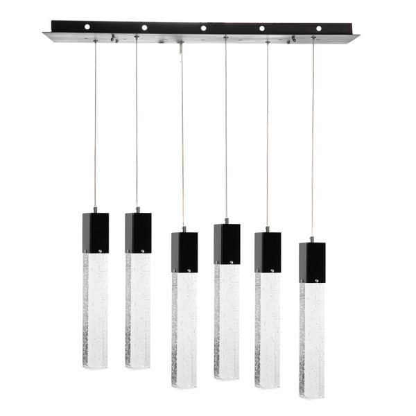 LÁMPARA CANDIL LED 80 X 80 X 30 CM NEGRO | The Home Depot México