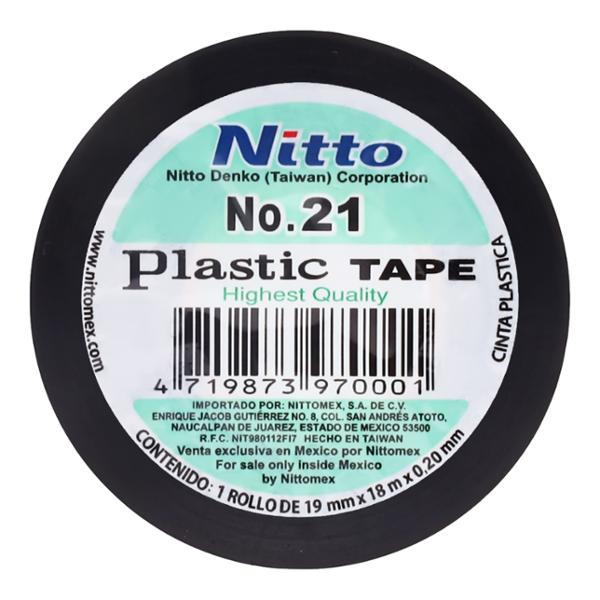 CINTA ELÉCTRICA AISLANTE 18 M X 1.9 CM X 0.20 MM NEGRO NITTO | The Home Depot México