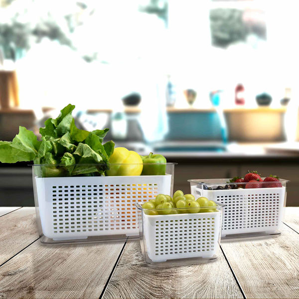 CONTENEDORES CON CANASTILLAS EXTRAÍBLES 3 PIEZAS | The Home Depot México