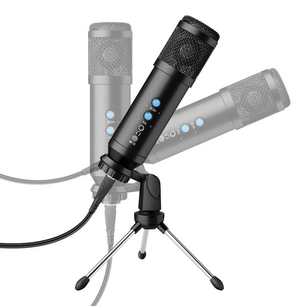 MICRÓFONO USB PARA PC NEGRO | The Home Depot México