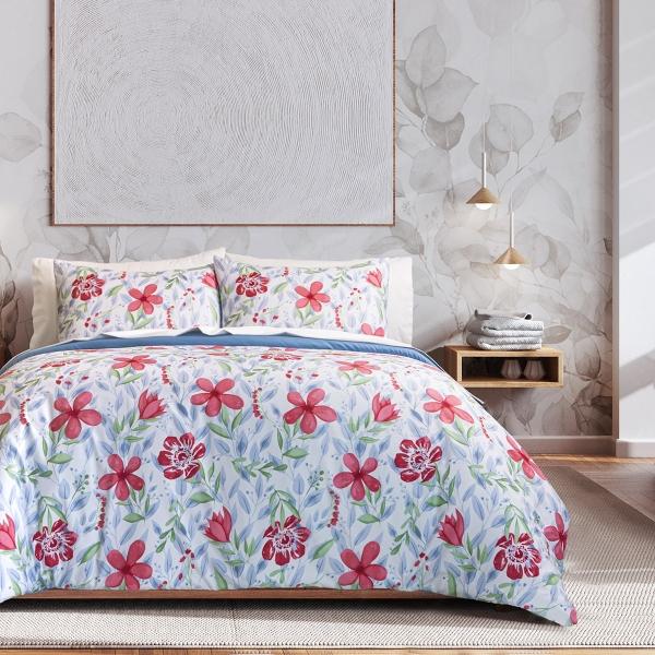 EDREDÓN COORD QUEEN RUNEÉ RED | The Home Depot México