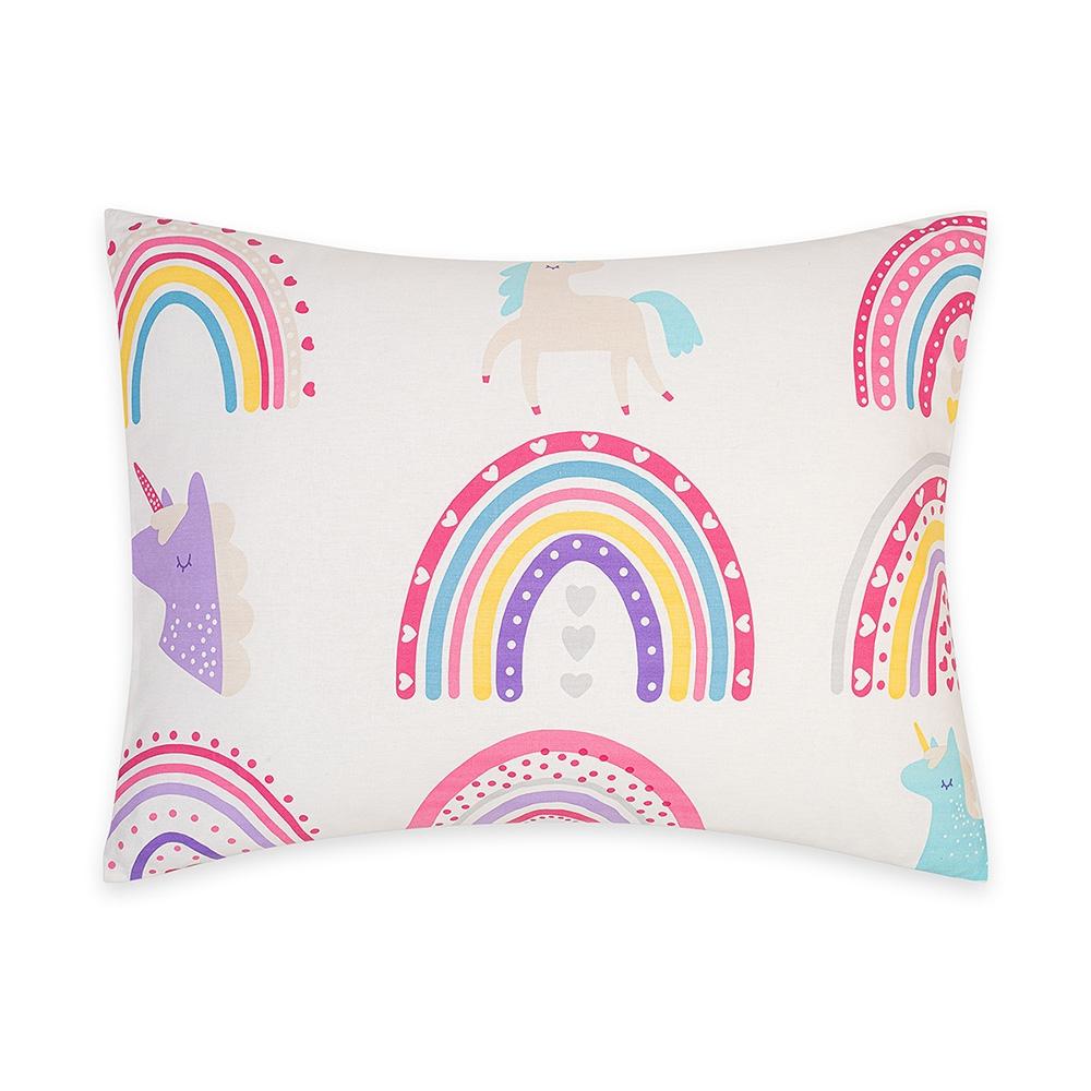 EDREDON INDIVIDUAL CRAZY RAINBOWS PINK | The Home Depot México