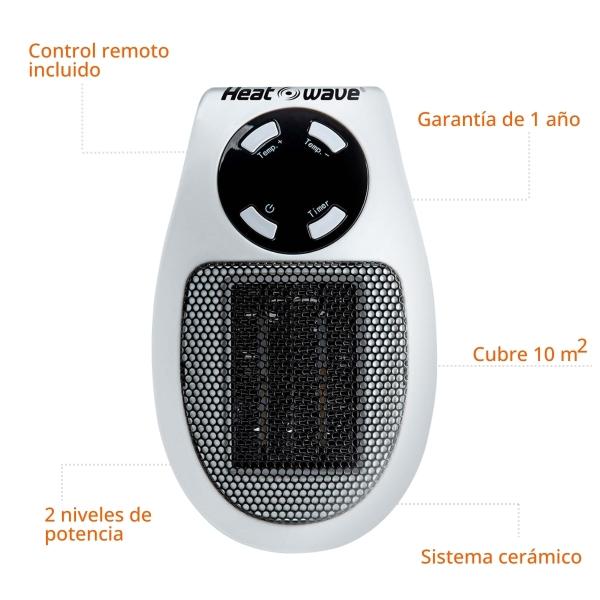 HEATWAVE MINI CALEFACTOR ELÉCTRICO DE CERÁMICA HC35WR | The Home Depot ...