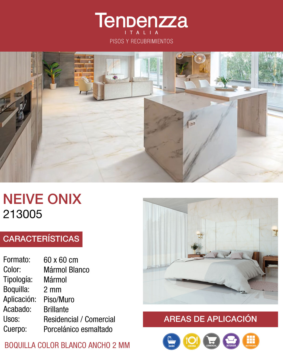 PORCELANATO NEIVE ONIX 60X60 1.44 M2 7 MM | The Home Depot México
