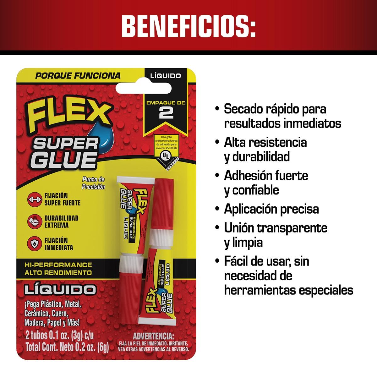 FLEX SUPER GLUE LIQUID 2PACK | The Home Depot México - Ventas a ...