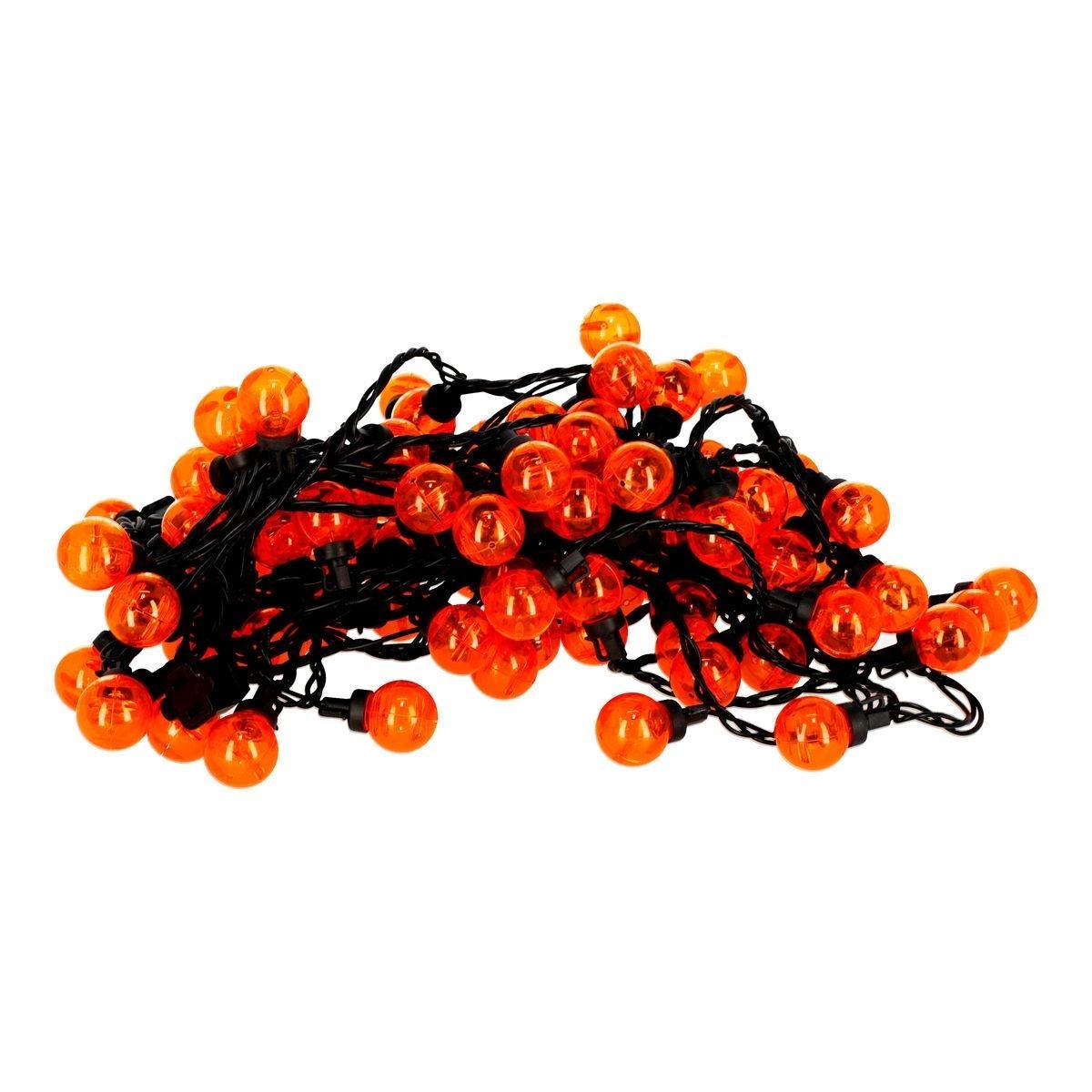 SERIE DE 100 LUCES LED ESFERAS NARANJA | The Home Depot México - Ventas ...