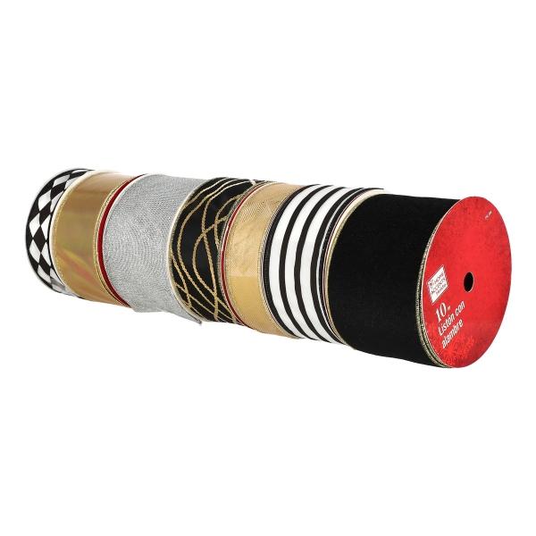 LISTÓN DECORATIVO DE POLIÉSTER MULTICOLOR DISPONIBLE EN 7 DIFERENTES ...