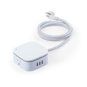 KIT MULTICONTACTO CON EXTENSIÓN TEJIDA BLANCA | The Home Depot México
