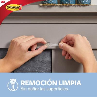 COMMAND PACK GANCHO TRANSPARENTE MINI, 18 GANCHOS, USO INTERIORES | The Home Depot México