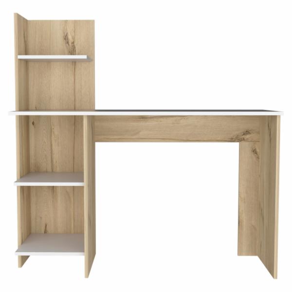 ESCRITORIO 120 VILNA MACADAMIA/BLANCO | The Home Depot México