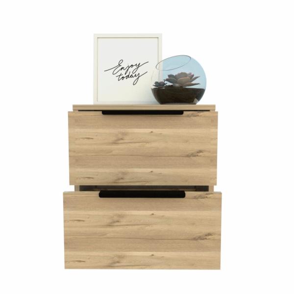 MESA DE NOCHE KAIA DUNA/BLANCO | The Home Depot México