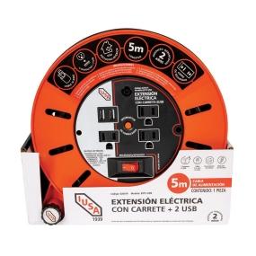 KIT MULTICONTACTO CON EXTENSIÓN TEJIDA BLANCA | The Home Depot México