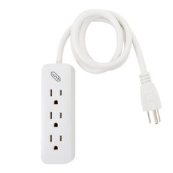 KIT MULTICONTACTO CON EXTENSIÓN TEJIDA BLANCA | The Home Depot México