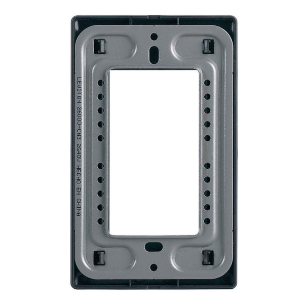 PLACA DE 3 MÓDULOS POLICARBONATO NEGRO | The Home Depot México