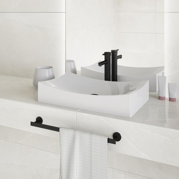 LAVABO DE SOBREPONER CERÁMICA ALLOS 40 X 15 | The Home Depot México