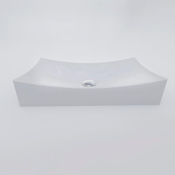 LAVABO DE SOBREPONER CERÁMICA ALLOS 40 X 15 | The Home Depot México