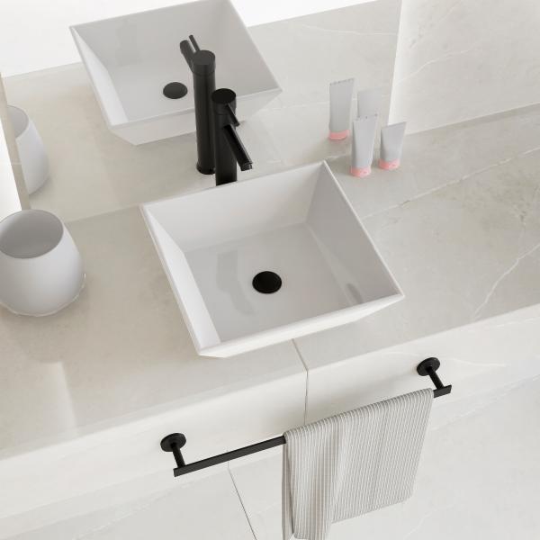 LAVABO DE SOBREPONER CERÁMICA BABEL 27 X 12 X 40 | The Home Depot México
