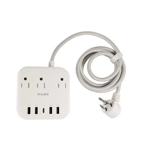 MULTICONTACTO CON EXTENSION 4 CIRCUITOS DE PROTECCION CARGA RAPIDA ...