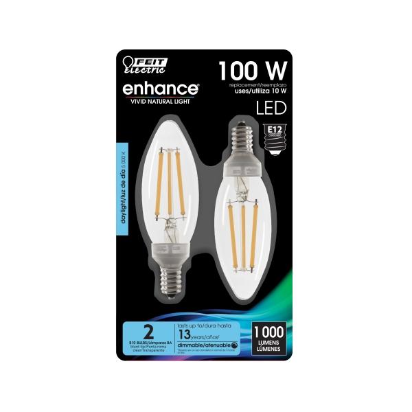 LED DE FILAMENTO MEJORADO REGULABLE LUZ DE DÍA 2 PACK | The Home Depot ...