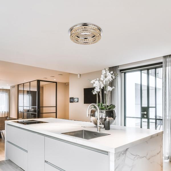 PLAFÓN LED DE ACRÍLICO TRANSPARENTE | The Home Depot México