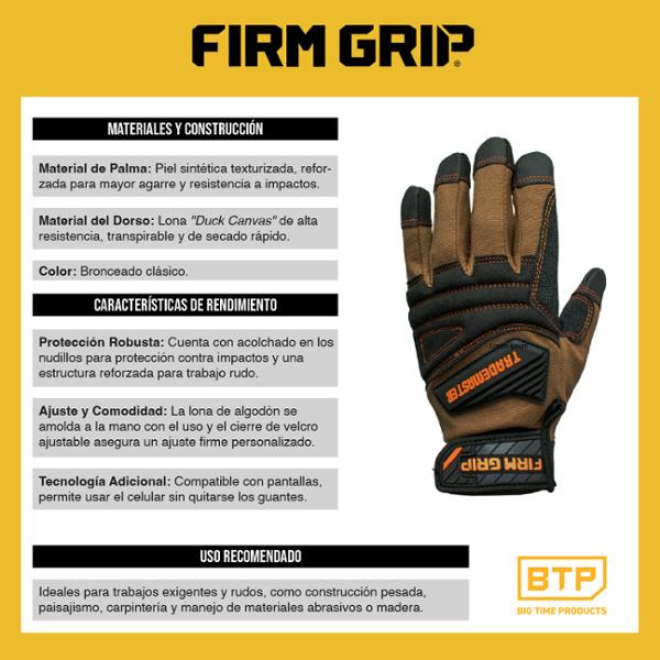 Guante Firm Grip Medio maestro comercial | The Home Depot México