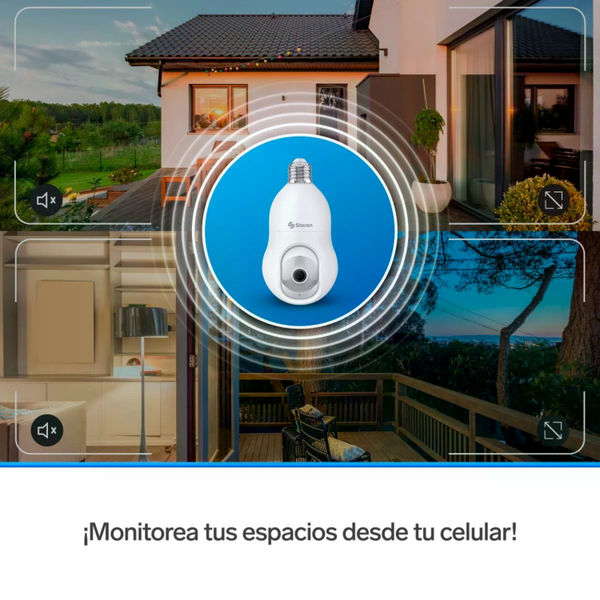 CAMARA WIFI ROBOTIZADA 3MPX PARA SOQUET | The Home Depot México
