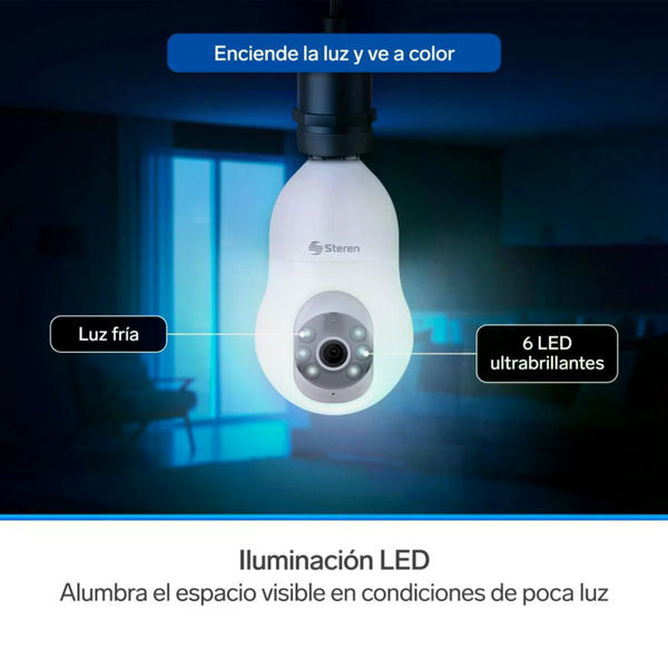 CAMARA WIFI ROBOTIZADA 3MPX PARA SOQUET | The Home Depot México