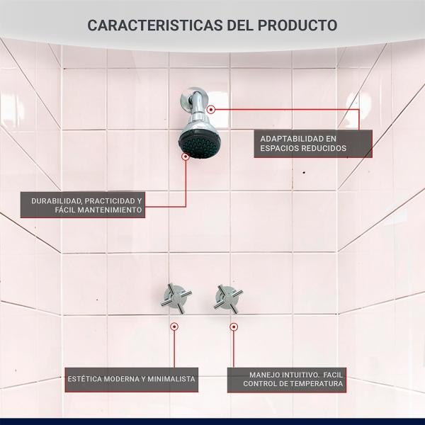 KIT DE REGADERA CON MEZCLADORA DUOMANDO DE EMPOTRAR | The Home Depot México