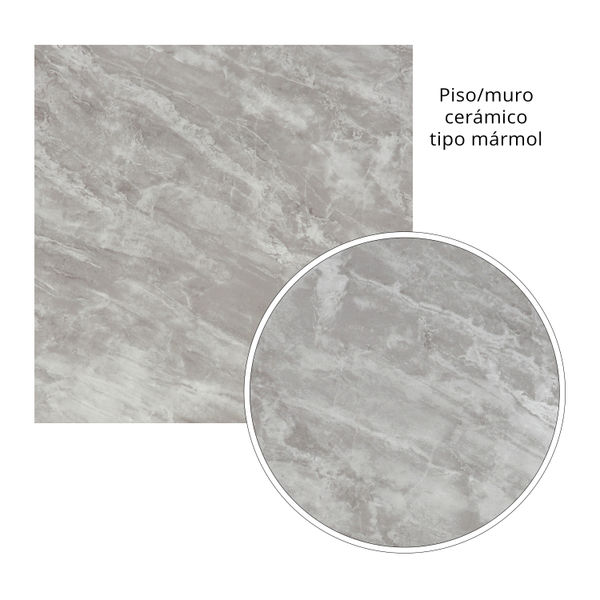 PISO SERRANO 55X55 GRIS 1.49 M2 | The Home Depot México