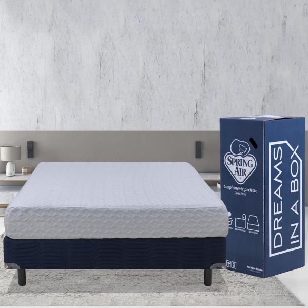 COLCHON BASIC DREAMS IN A BOX SPRING AIR MATRIMONIAL | The Home Depot ...