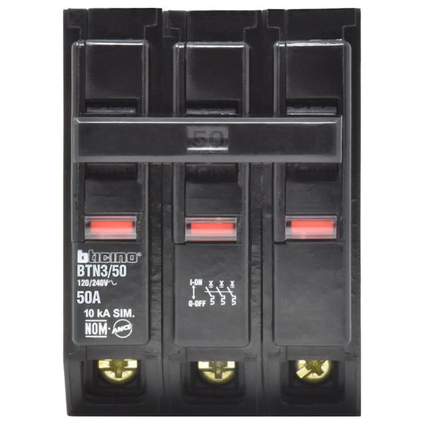 INTERRUPTOR TERMOMAGNÉTICO 3X50A 120/240V 10KA MONTAJE ENCHUFABLE | The ...