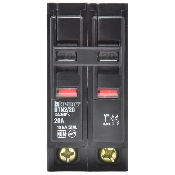 INTERRUPTOR TERMOMAGNÉTICO 2X20A 120/240V 10KA MONTAJE ENCHUFABLE | The Home Depot México