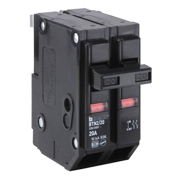 INTERRUPTOR TERMOMAGNÉTICO 2X20A 120/240V 10KA MONTAJE ENCHUFABLE | The Home Depot México