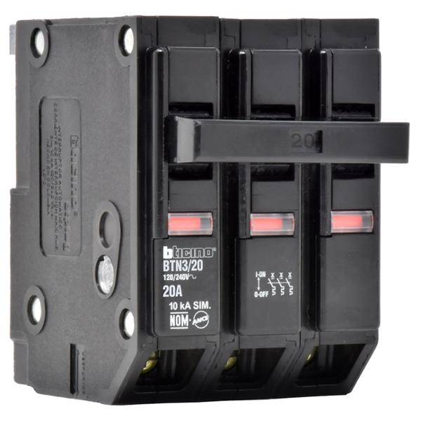 INTERRUPTOR TERMOMAGNÉTICO 3X20A 120/240V 10KA MONTAJE ENCHUFABLE | The ...