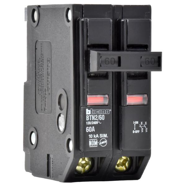 INTERRUPTOR TERMOMAGNÉTICO 2X60A 120/240V 10KA MONTAJE ENCHUFABLE | The Home Depot México