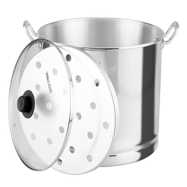 VAPORERA DE 30 L VASCONIA CON TAPA DE VIDRIO | The Home Depot México