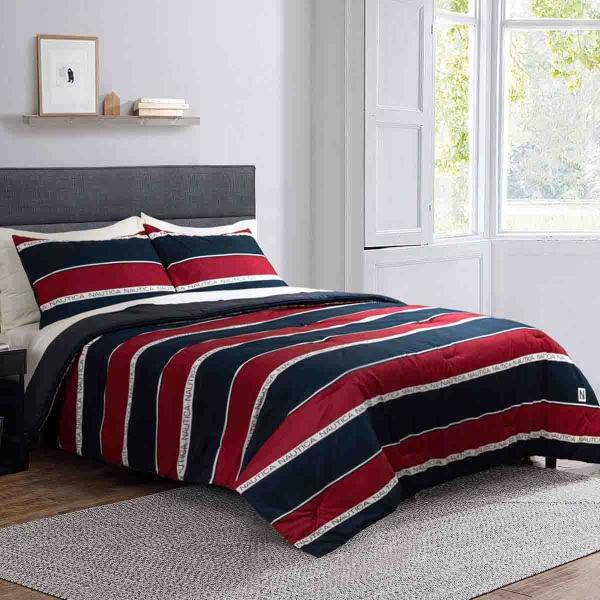 SET DE EDREDÓN KING BELLECASTLE RED | The Home Depot México