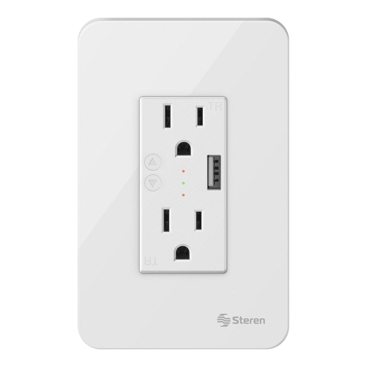 DOBLE CONTACTO WI-FI Y CARGADOR USB CON PLACA PARA PARED | The Home ...